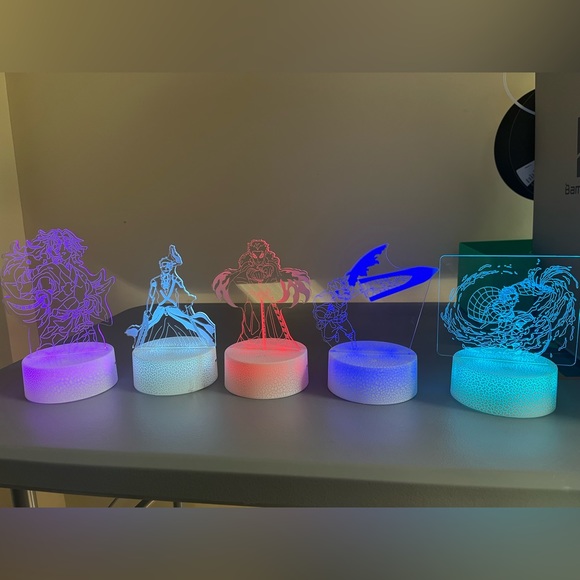 Other | Anime Led Light 16 Color Lamp Night Light | Poshmark